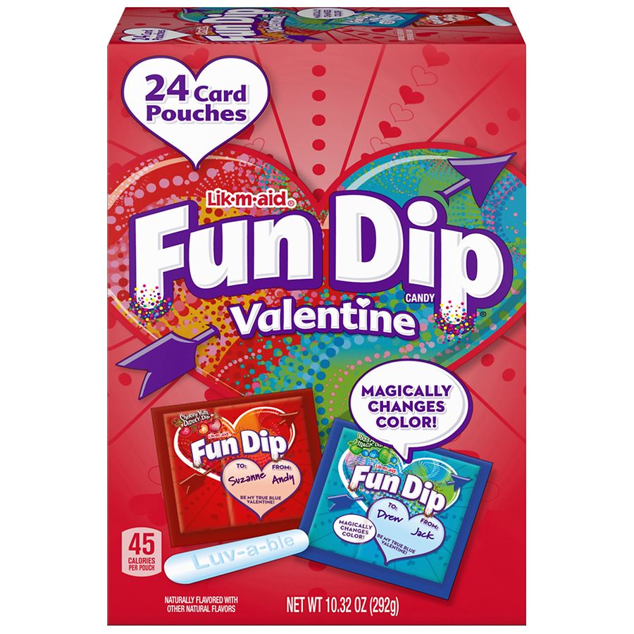 Fun Dip Valentine's Card Pouches in Box | Walgreens