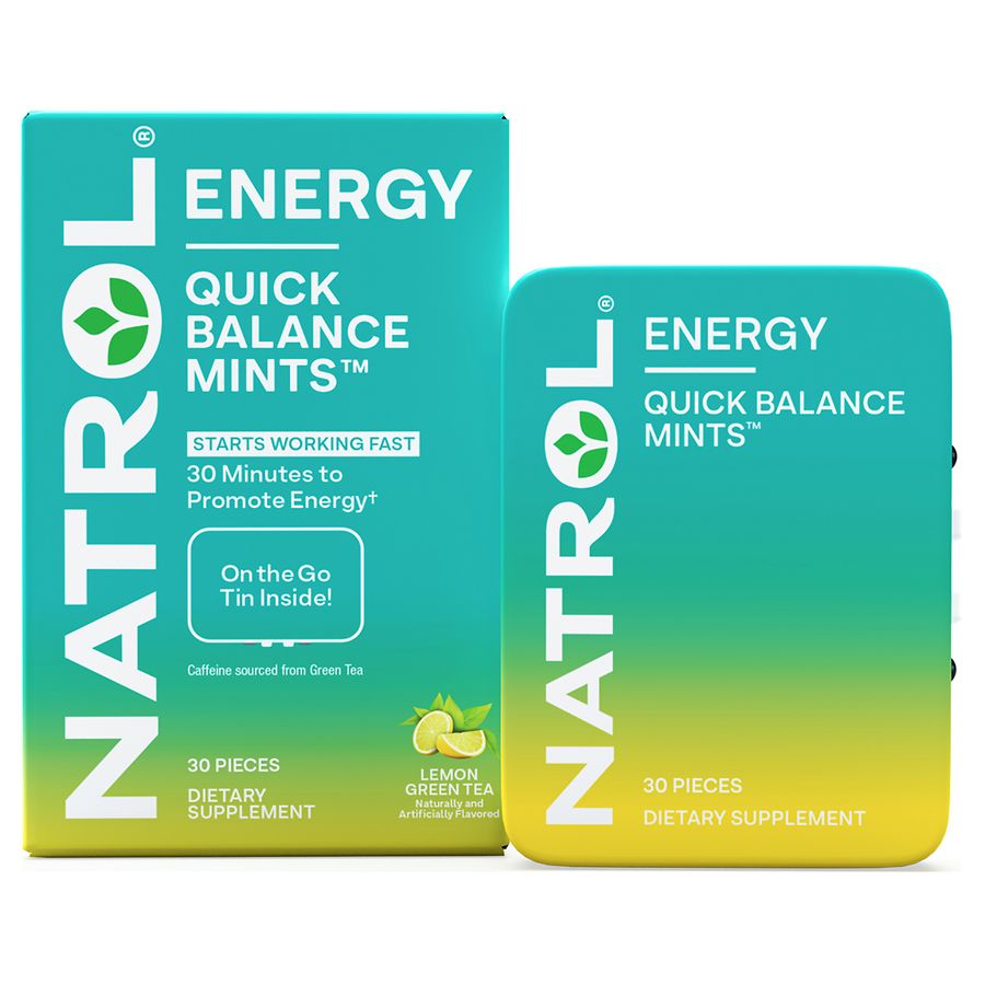 Natrol Quick Balance Mints Lemon Green Tea | Walgreens