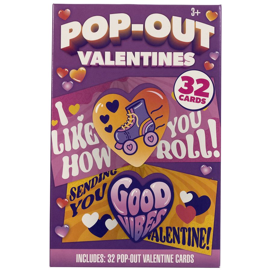 Clever Factory Pop Out Roller Skate Valentine Cards | Walgreens