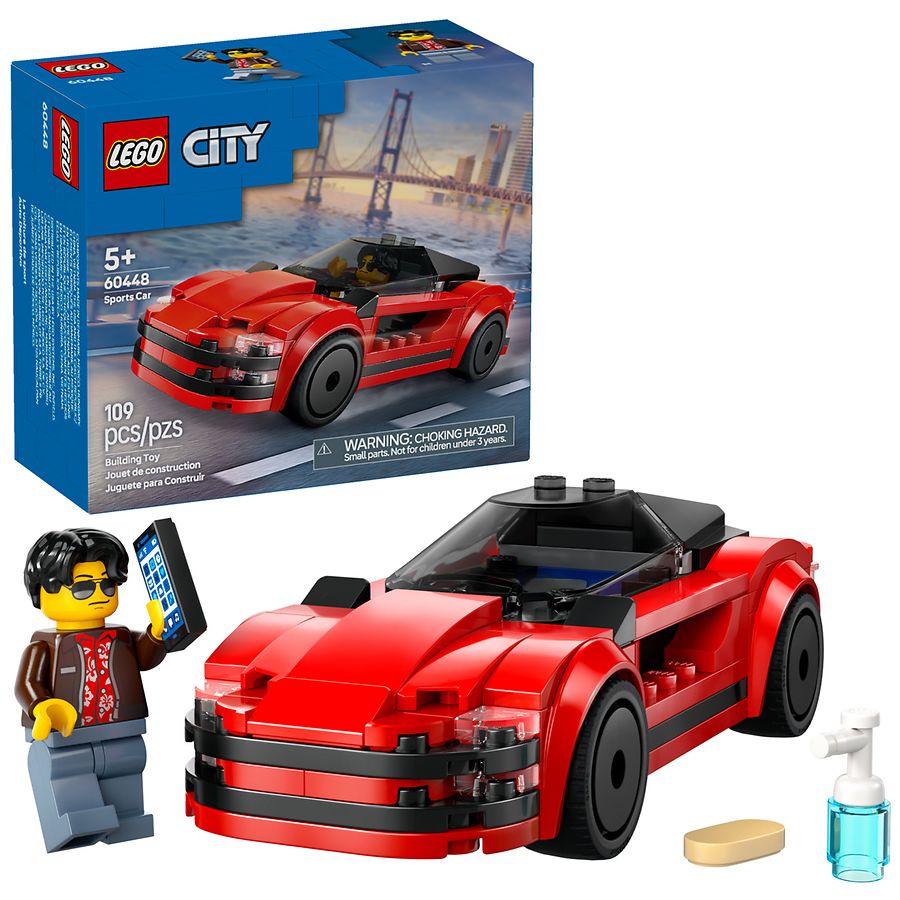 Lego City Sports Car 109 Piece LEGO Building Set Multicolor | Walgreens