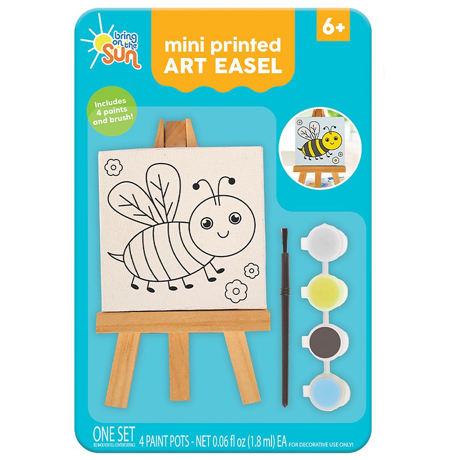 Bring On The Sun Mini Art Easel, Assorted | Walgreens