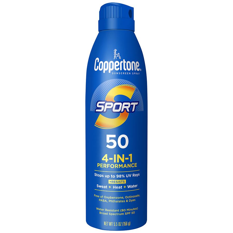 Coppertone Sport Sunscreen Continuous Spray SPF 50 | Walgreens