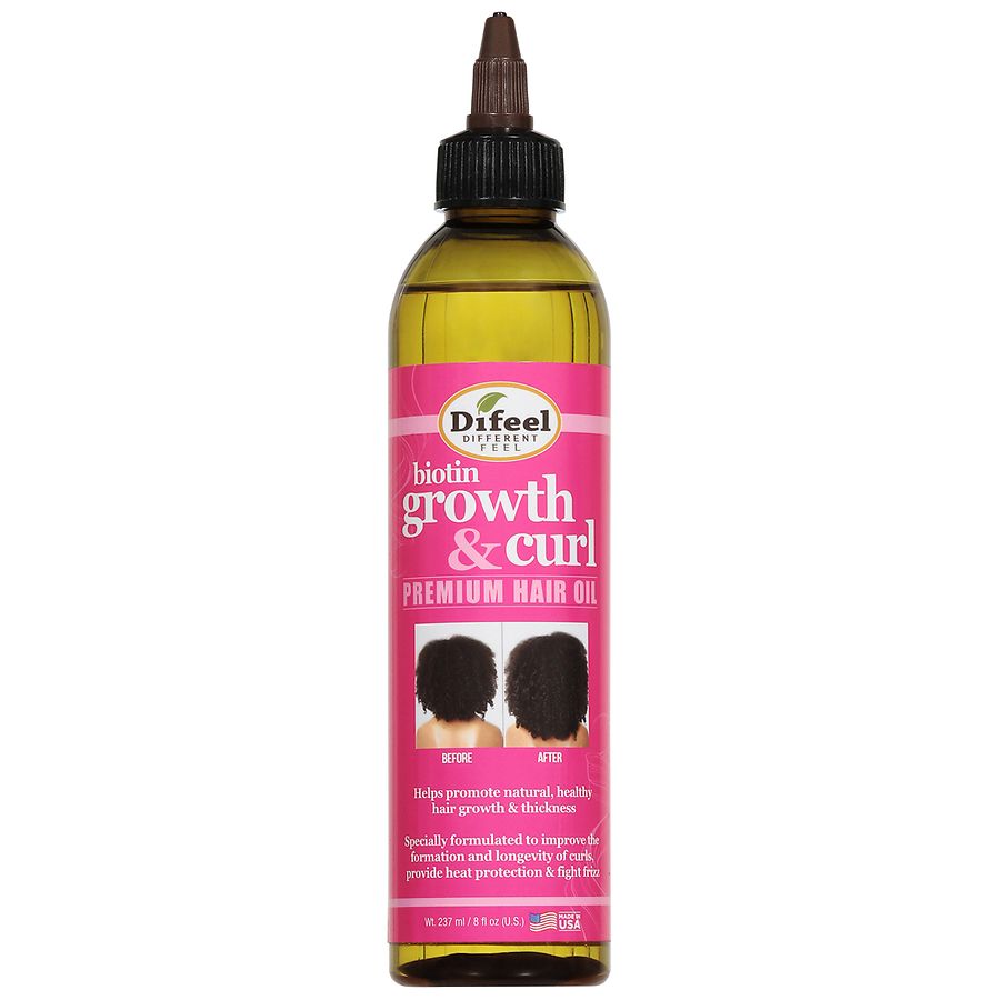 Difeel Biotin Growth & Curl Premium Hair Oil | Walgreens