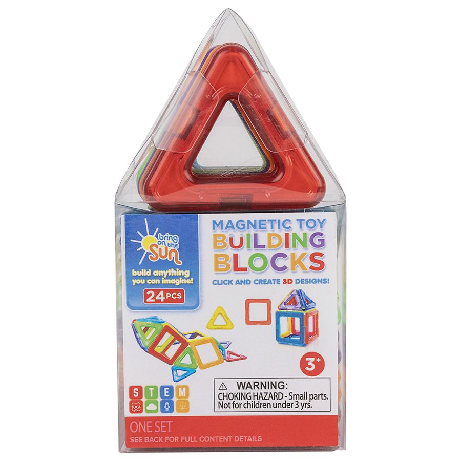 Bring On The Sun Magnetic Toy Building Blocks | Walgreens