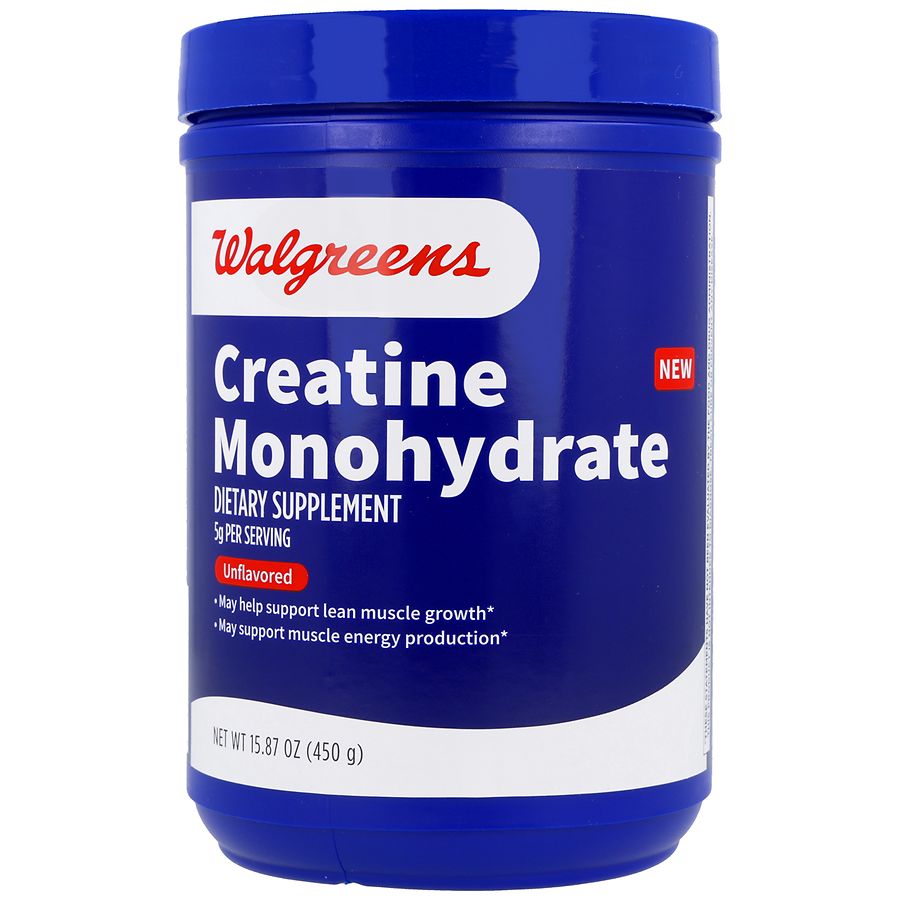 Walgreens Creatine Monohydrate Powder Unflavored | Walgreens