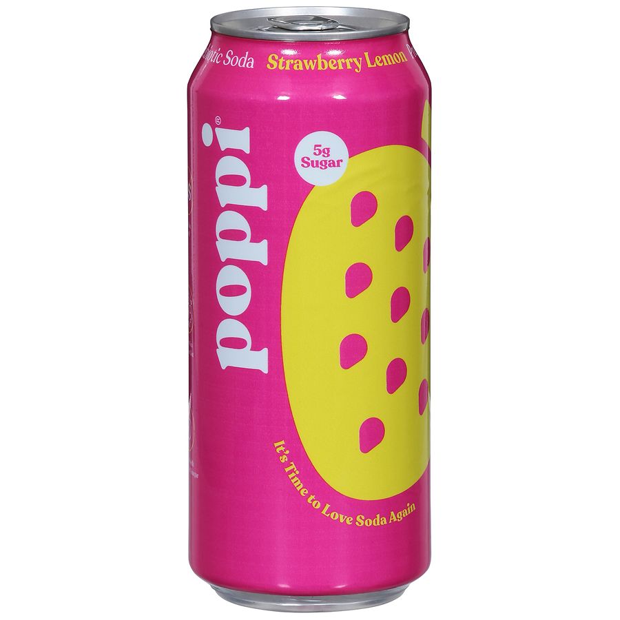 Poppi Prebiotic Soda Strawberry Lemon | Walgreens