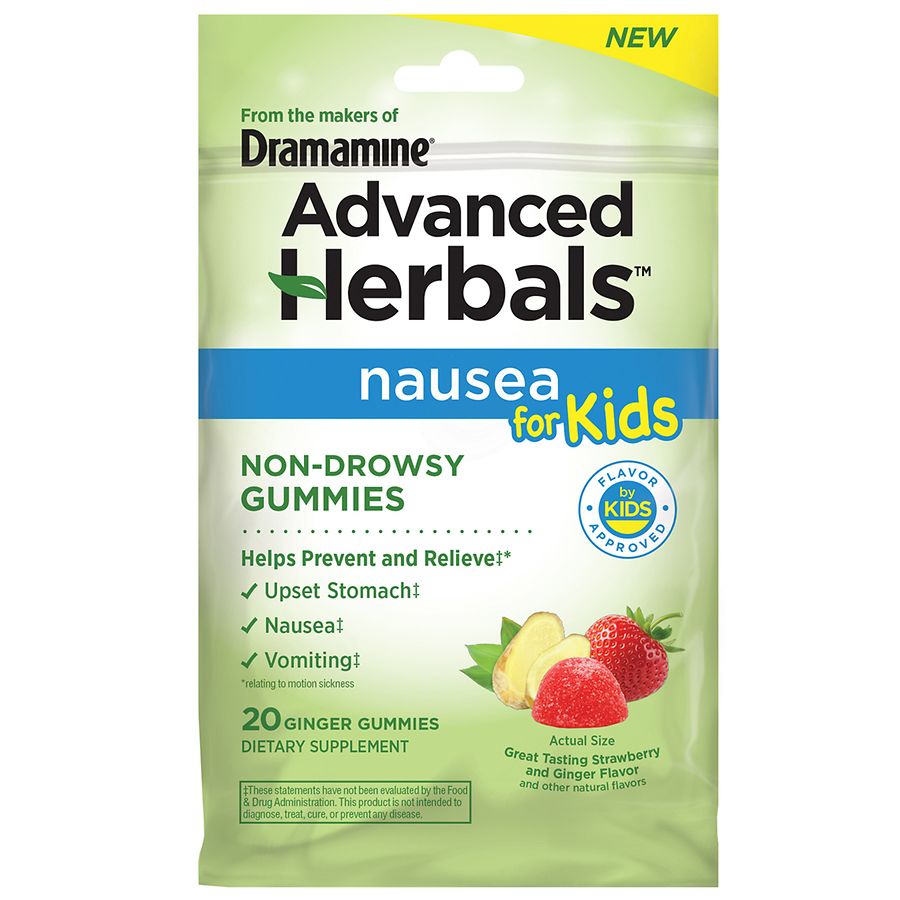 Dramamine Nausea Relief, Kids Gummies | Walgreens