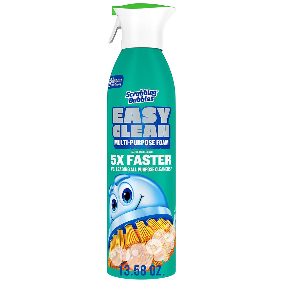 Scrubbing Bubbles Easy Clean Multi-Purpose Foam Bathroom Cleaner ...