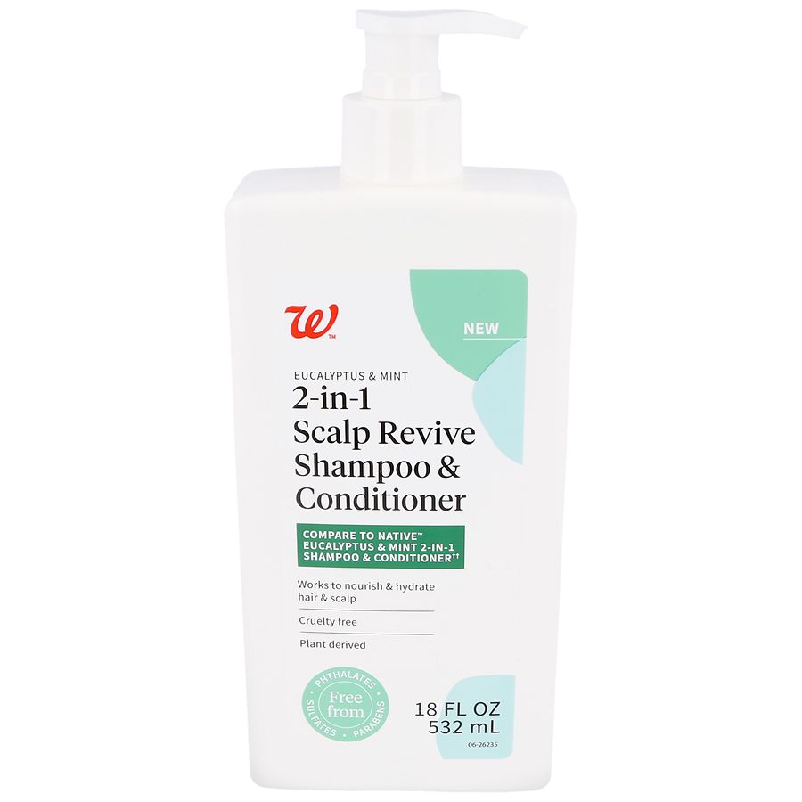 Walgreens 2-in-1 Scalp Revive Shampoo & Conditioner Eucalyptus & Mint | Walgreens