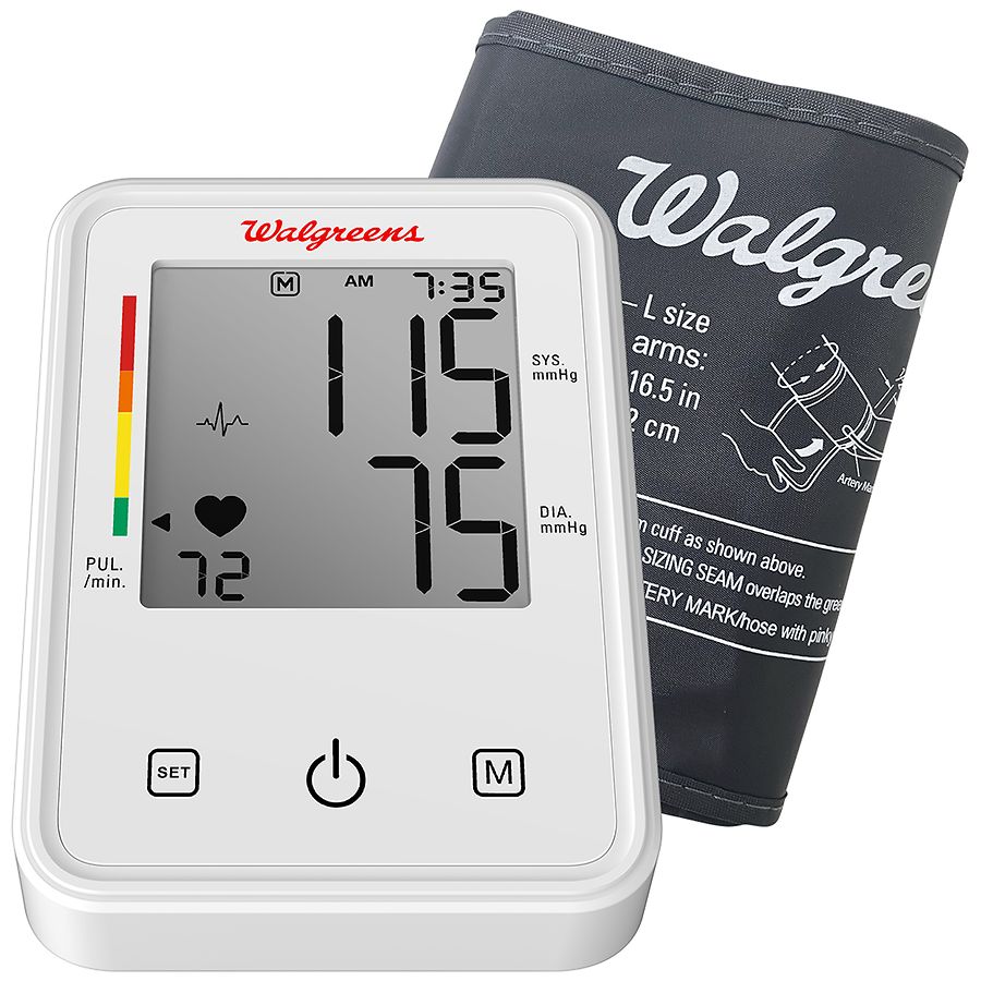 Walgreens Auto Upper Arm Blood Pressure Monitor | Walgreens