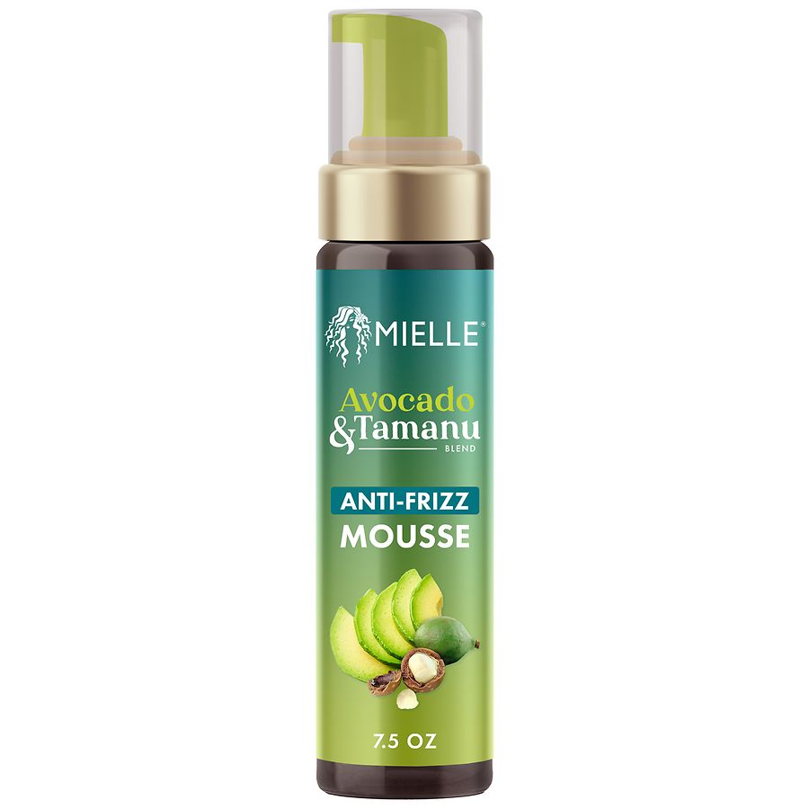 Mielle Anti-Frizz Mousse Avocado & Tamanu | Walgreens