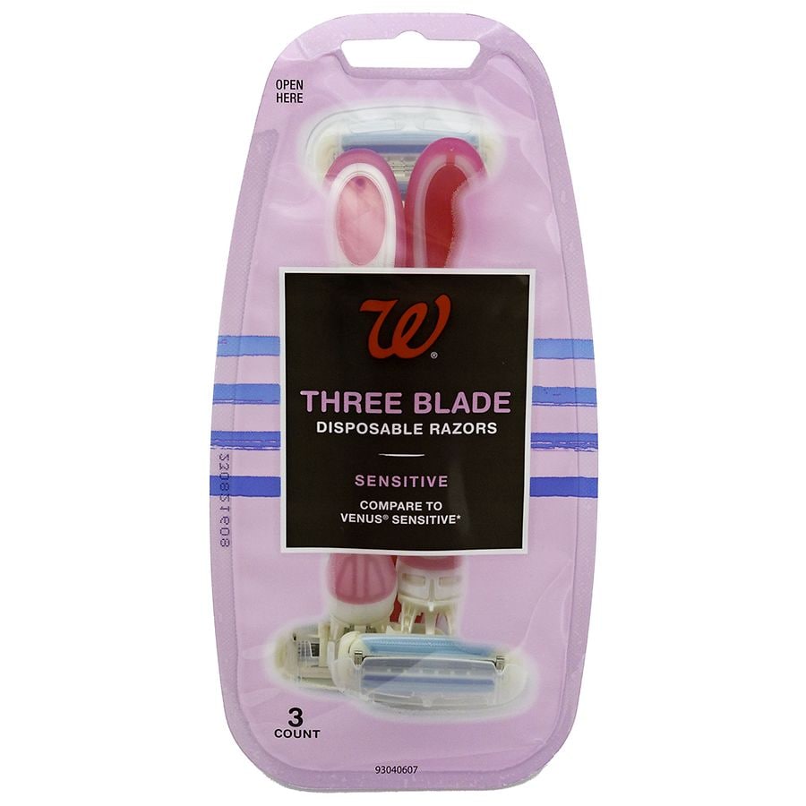 Walgreens Women's Three Blade Disposable Razors | Walgreens