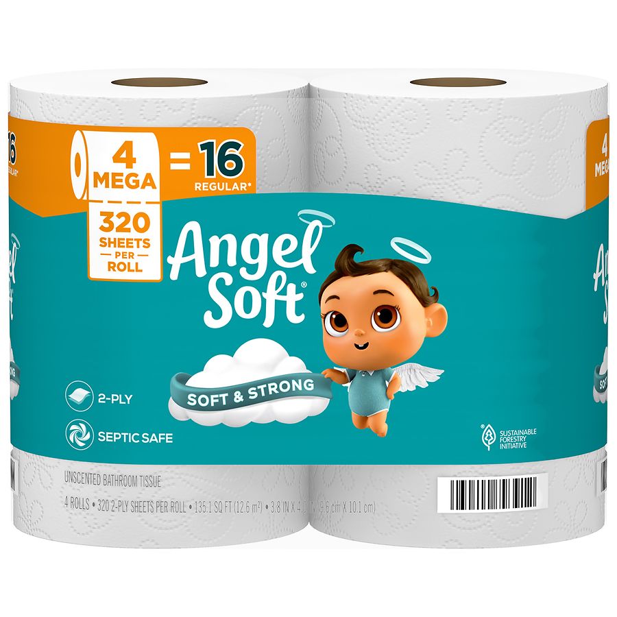 Angel Soft Bathroom Tissue | Walgreens