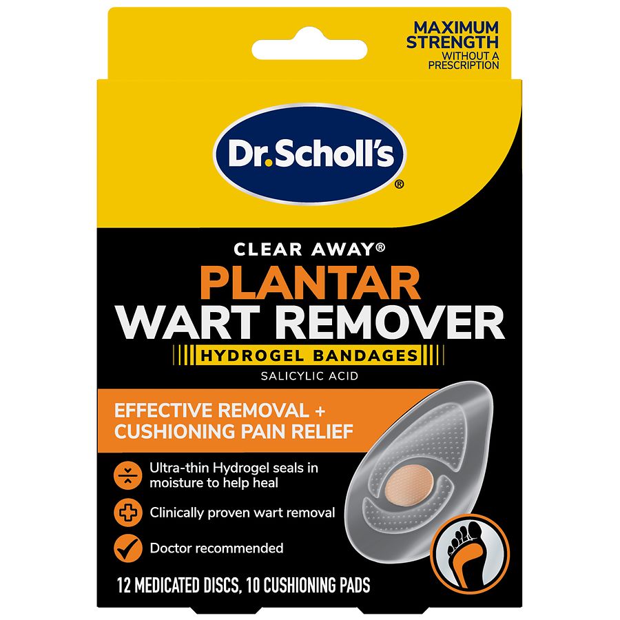 Dr. Scholl's Clear Away Plantar Wart Remover Hydrogel Bandages | Walgreens