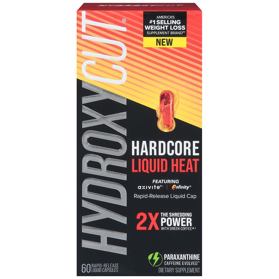 Hydroxycut Hardcore Liquid Heat Weight Loss Rapid Release Liquid ...