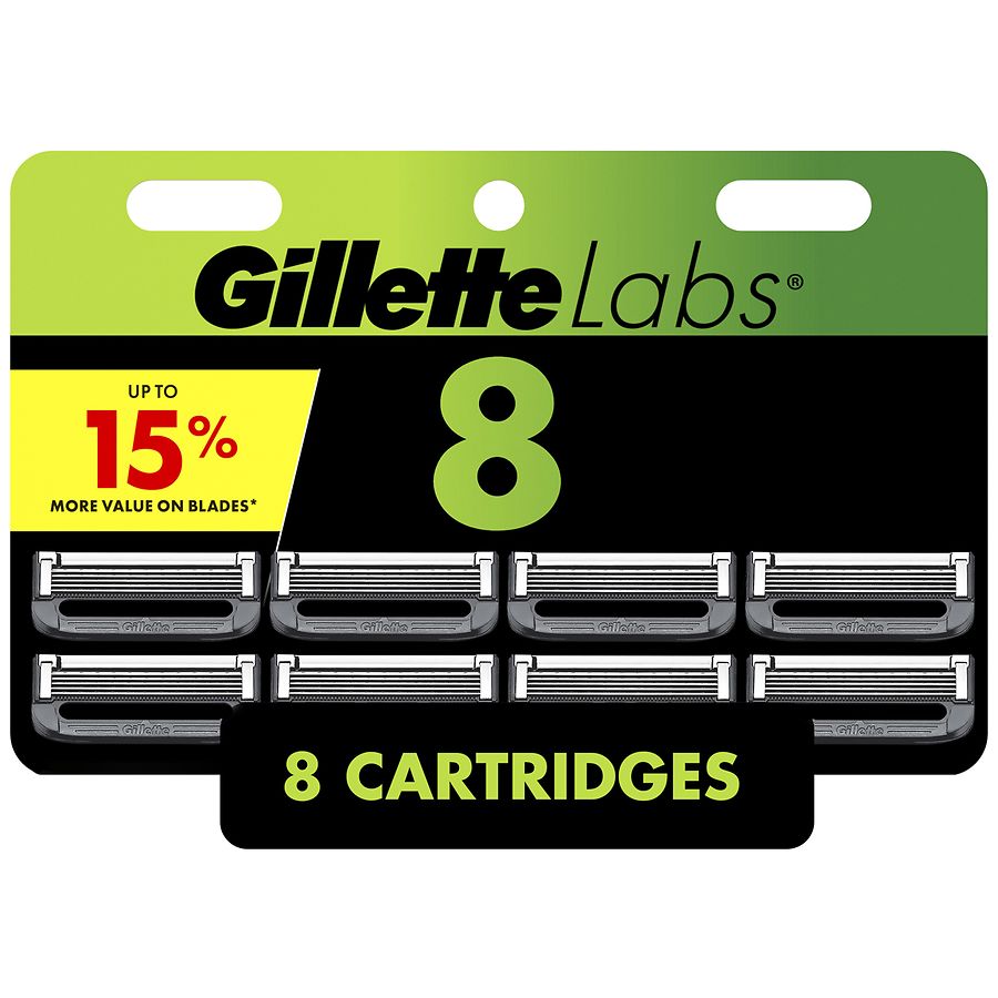 GilletteLabs Razor Blade Refill Cartridges for Men | Walgreens