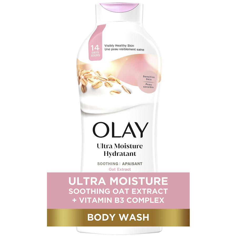 Olay Ultra Moisture Soothing, Moisturizing Body Wash for Sensitive Skin ...