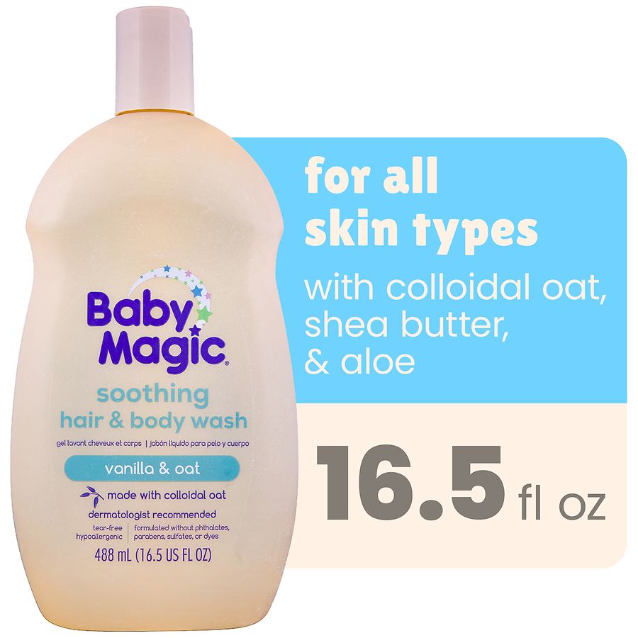 Baby Magic Soothing Hair and Body Wash Vanilla & Oat | Walgreens