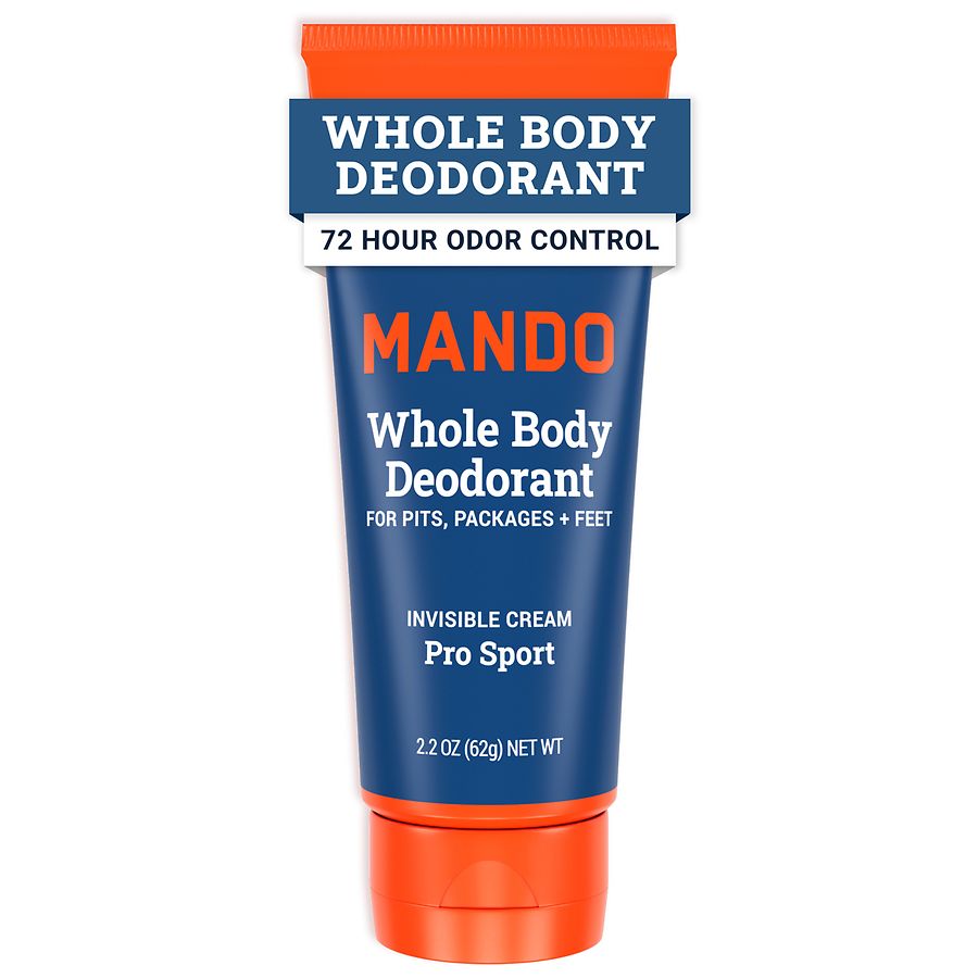 Mando Whole Body Men's Cream Tube Deodorant | Walgreens
