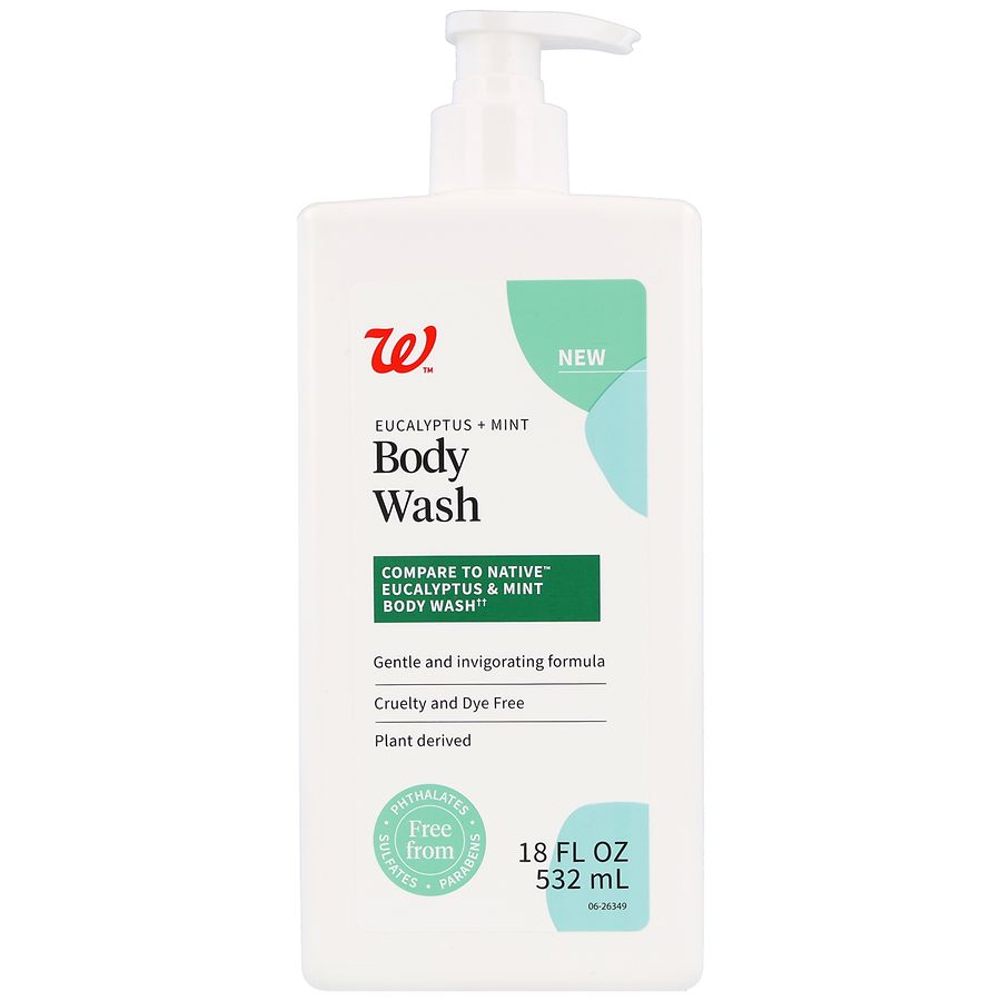 Walgreens Body Wash Eucalyptus + Mint | Walgreens