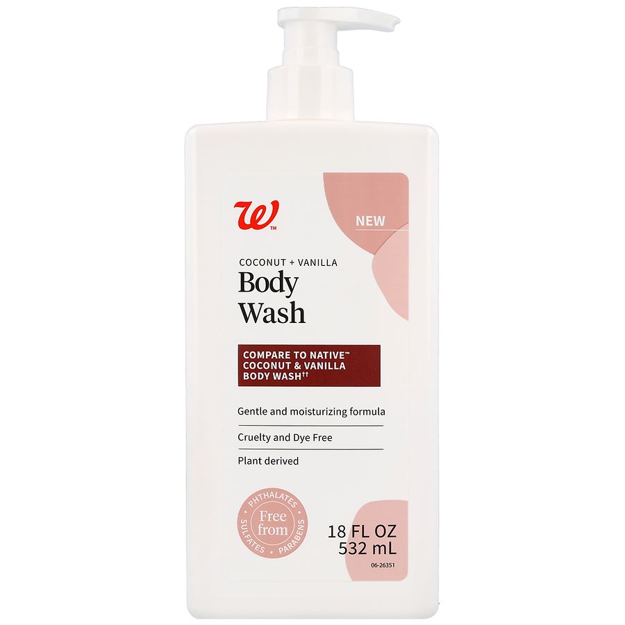 Walgreens Body Wash Coconut + Vanilla | Walgreens