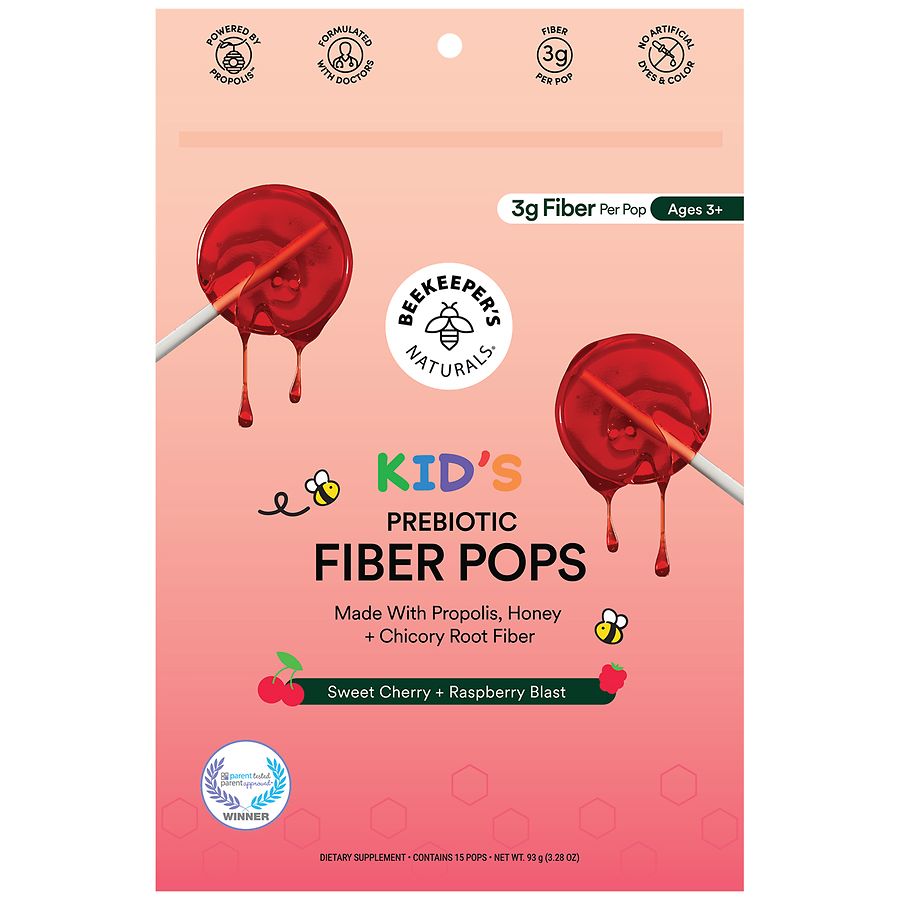 Beekeeper's Naturals Kid's Fiber Pops | Walgreens