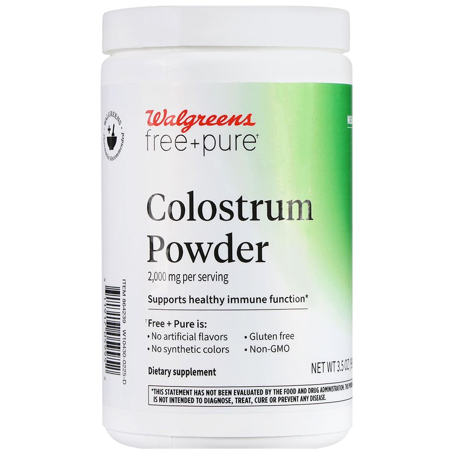 Walgreens Free & Pure Colostrum 2,000 mg Powder | Walgreens