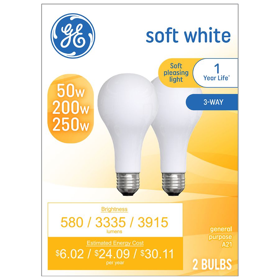 GE LED Light Bulbs Soft White | Walgreens