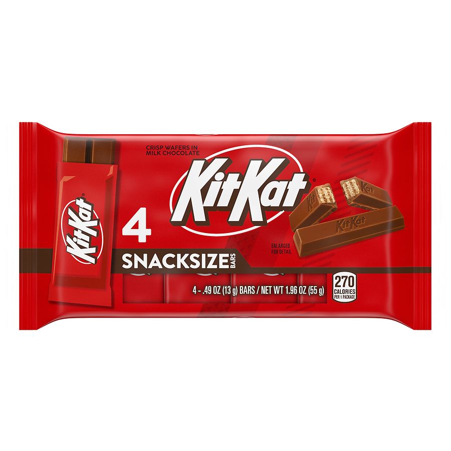 KIT KAT Milk Chocolate Wafer Snack Size, Candy | Walgreens