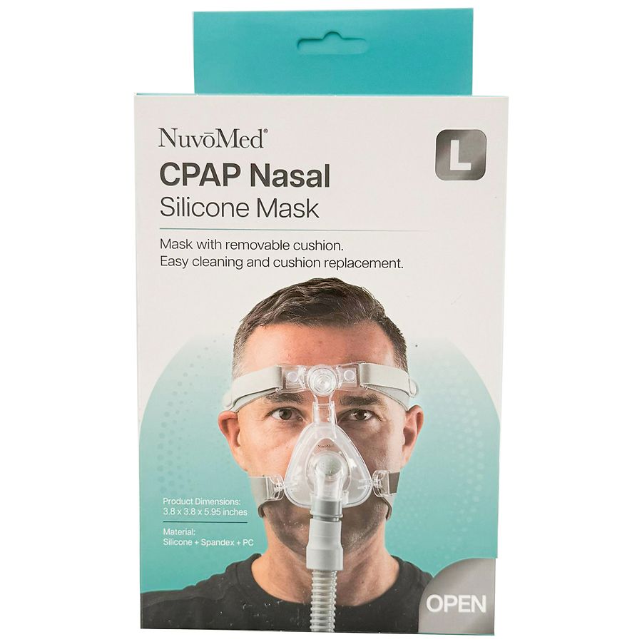 NuvoMed CPAP Nasal Silicone Mask Large | Walgreens