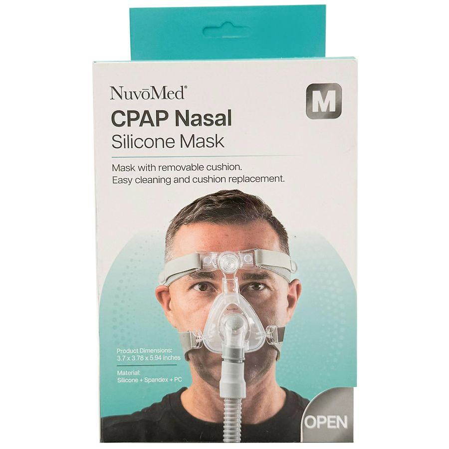 NuvoMed CPAP Nasal Silicone Mask Medium | Walgreens