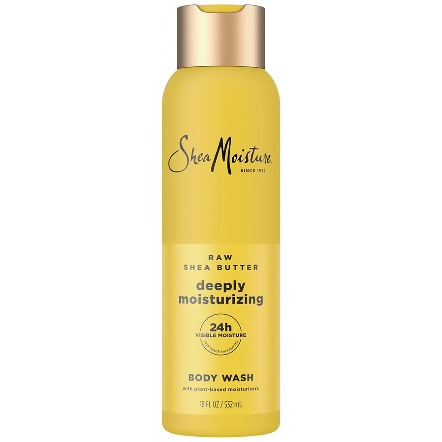 SheaMoisture Raw Shea Butter Body Wash, Moisturize and Restore, Dry ...