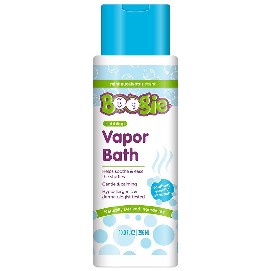Boogie Soothing Vapor Bubble Bath Mint Eucalyptus | Walgreens
