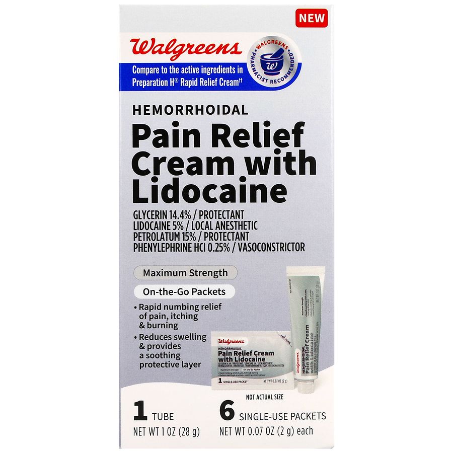 Walgreens Lidocaine Cream