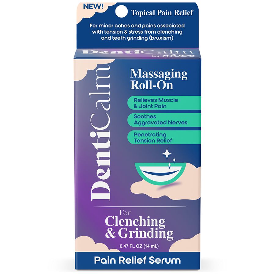 DentiCalm Massaging Roll-On Pain Relief Serum for Jaw Clenching & Teeth ...