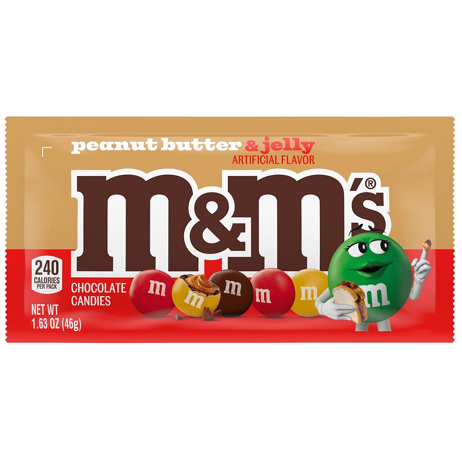 M&M's M&M'S Candies Peanut Butter & Jelly | Walgreens