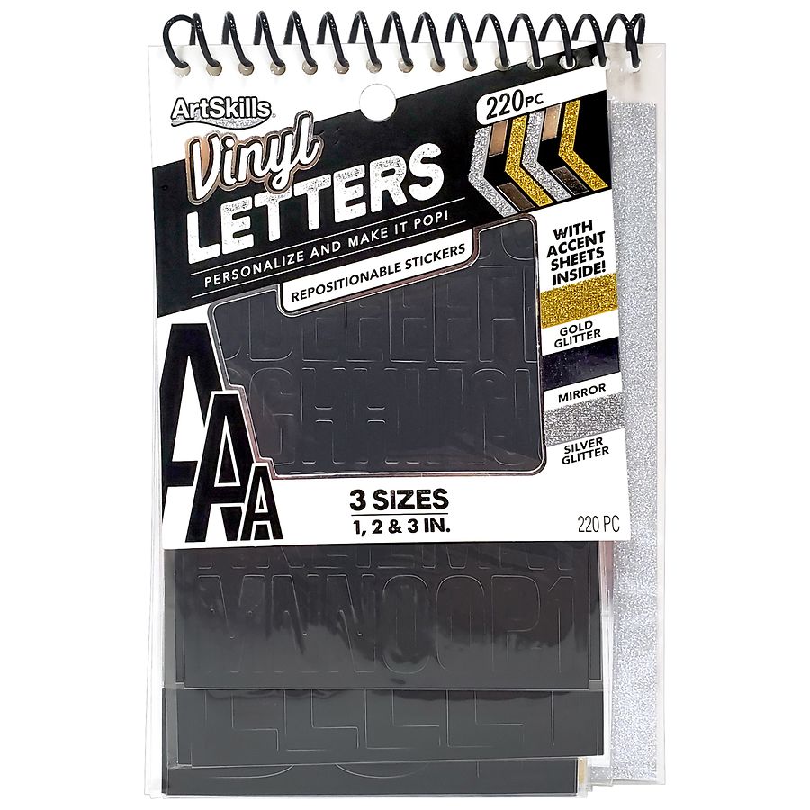 ArtSkills Vinyl Letters Repositionable Stickers | Walgreens