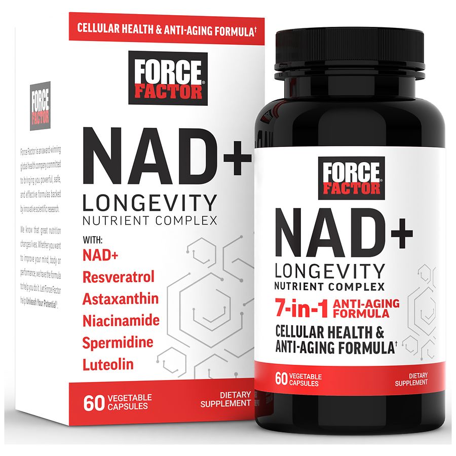 Force Factor NAD+ Longevity Complex Capsules | Walgreens