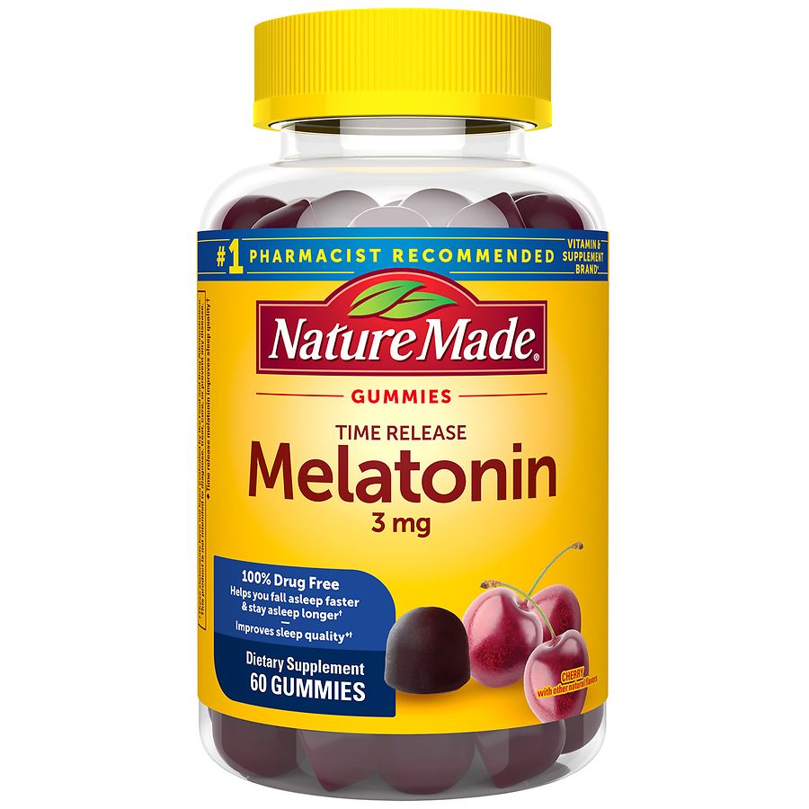 Nature Made Time Release Melatonin 3mg Gummies | Walgreens