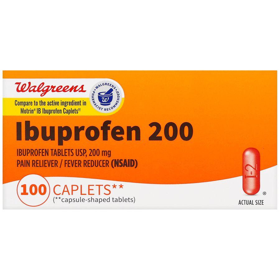 Walgreens Ibuprofen 200 Caplets | Walgreens