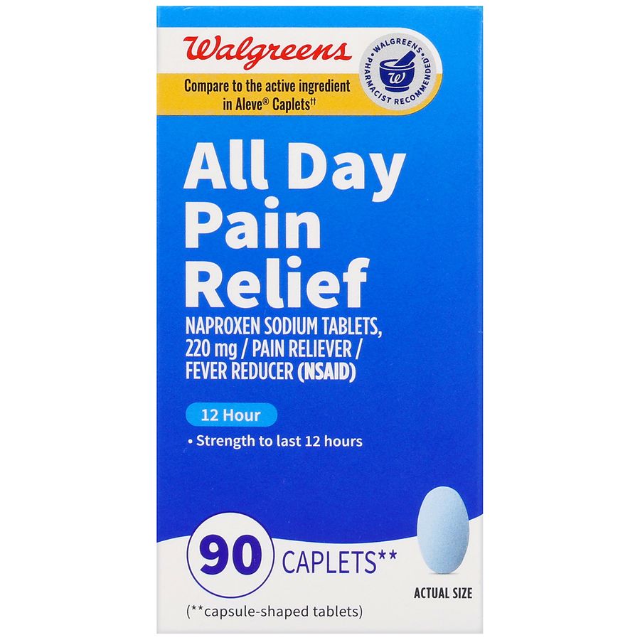 Walgreens All Day Pain Relief Caplets | Walgreens