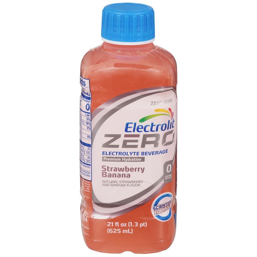 Electrolit Zero Electrolyte Beverage Strawberry Banana | Walgreens
