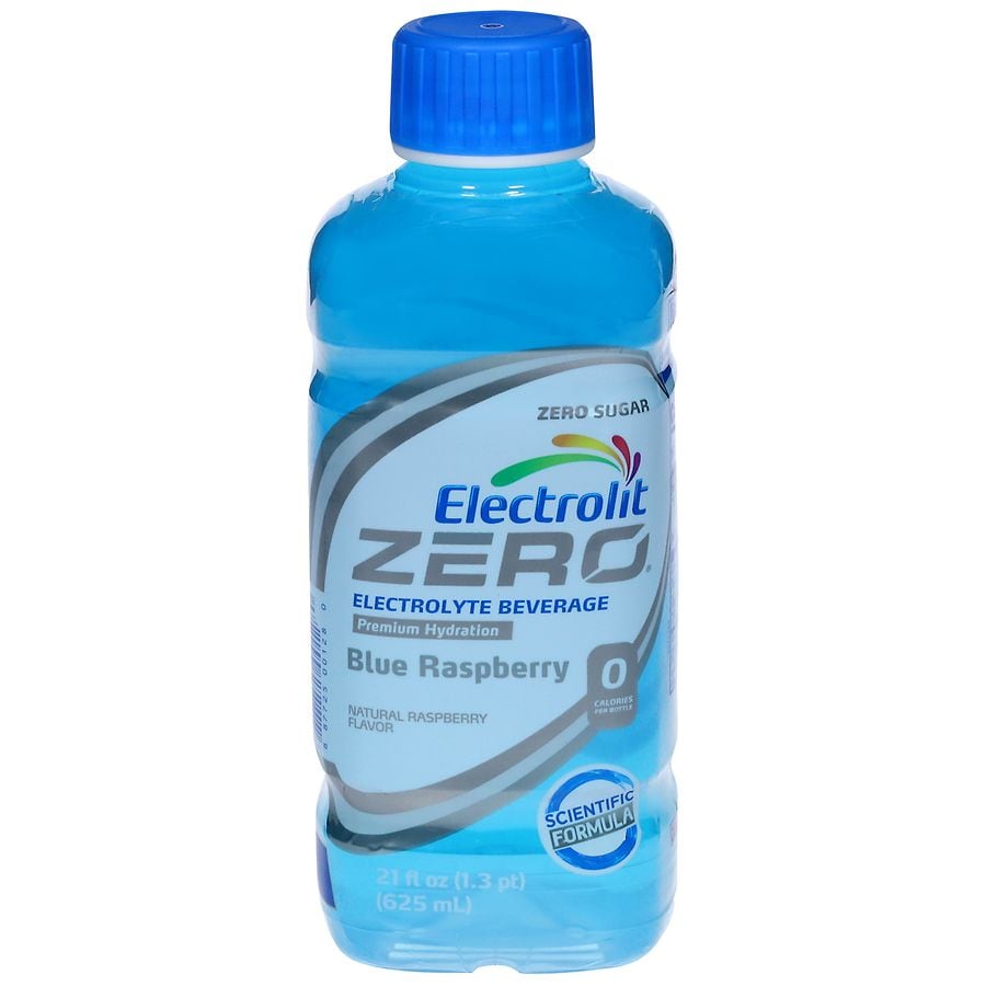 Electrolit Electrolyte Beverage, Premium Hydration Blue Raspberry ...