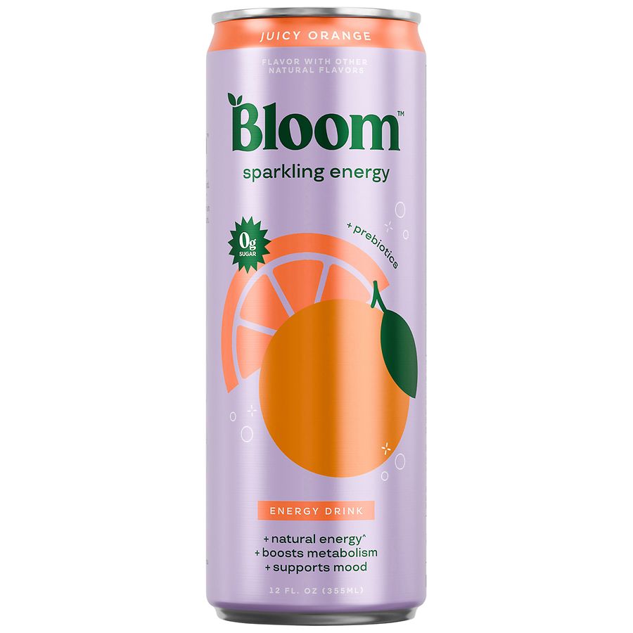 Bloom Energy Drink, Sparkling Juicy Orange | Walgreens