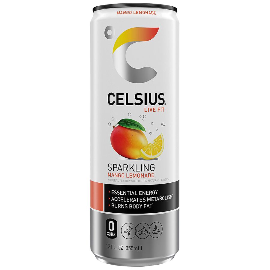 Celsius Energy Drink, Sparkling Mango Lemonade | Walgreens