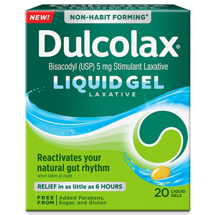 Dulcolax Stimulant Laxative Liquid Gels For Constipation Relief | Walgreens