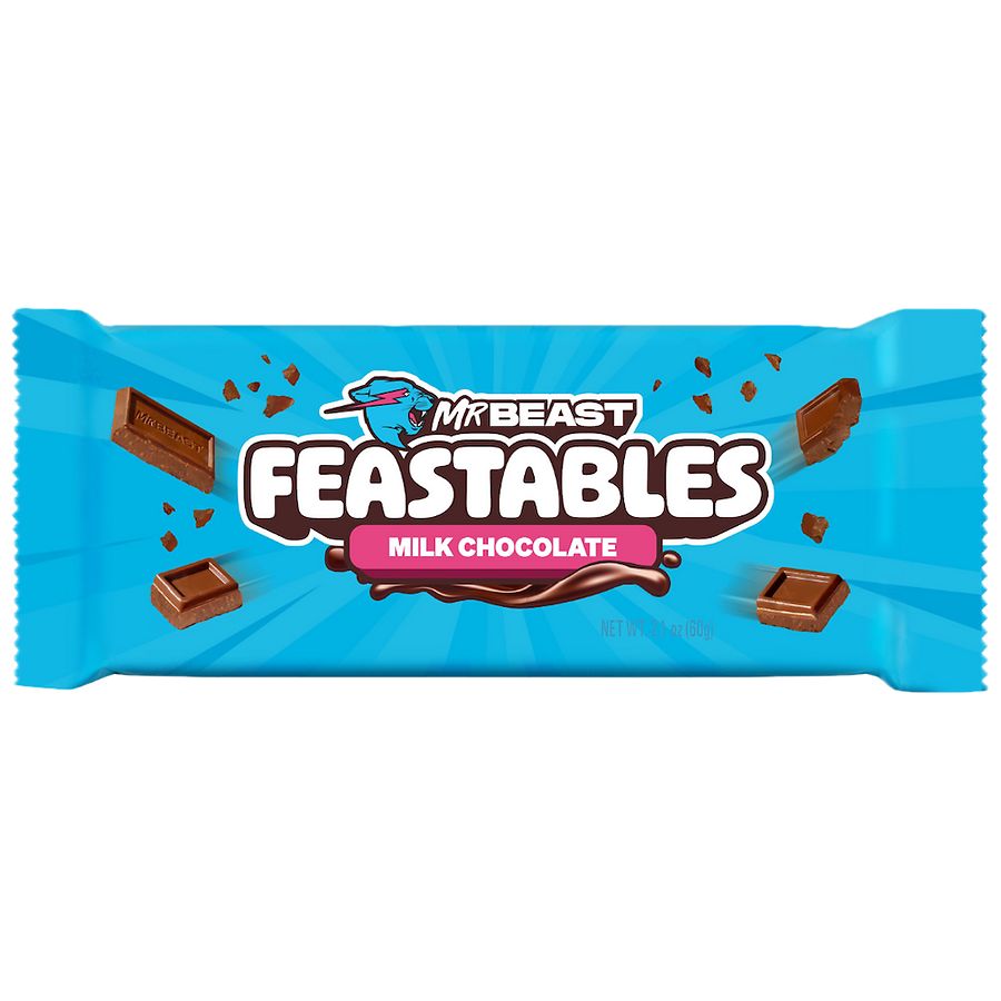 Feastables Candy Bar Milk Chocolate | Walgreens
