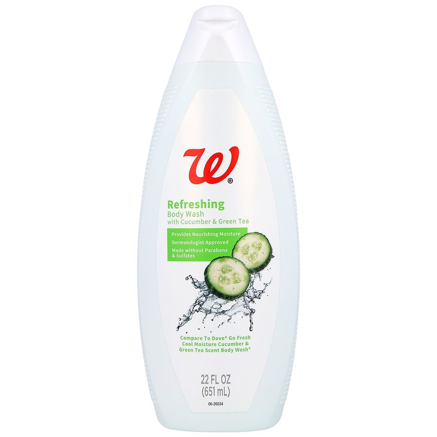 Walgreens Refreshing Body Wash Cucumber & Green Tea | Walgreens