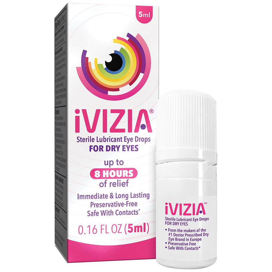 iVIZIA Sterile Lubricant Eye Drops for Dry Eyes | Walgreens