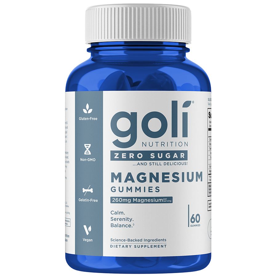 Goli Magnesium Zero Sugar Gummies | Walgreens